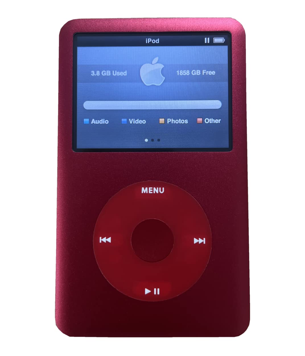 Original AppleiPod Compatible with Classic 7th Generation 2TB Red Color