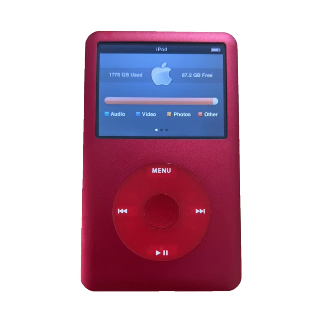 Original AppleiPod Compatible with Classic 7th Generation 2TB Red Color