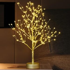 babadeda bonsai tree night light, table lamp for living room decor, usb christmas lights floor lamp for bedroom lamps, warm lights bedside lamp for room decor, light for bedroom decor 255 led 1 pack