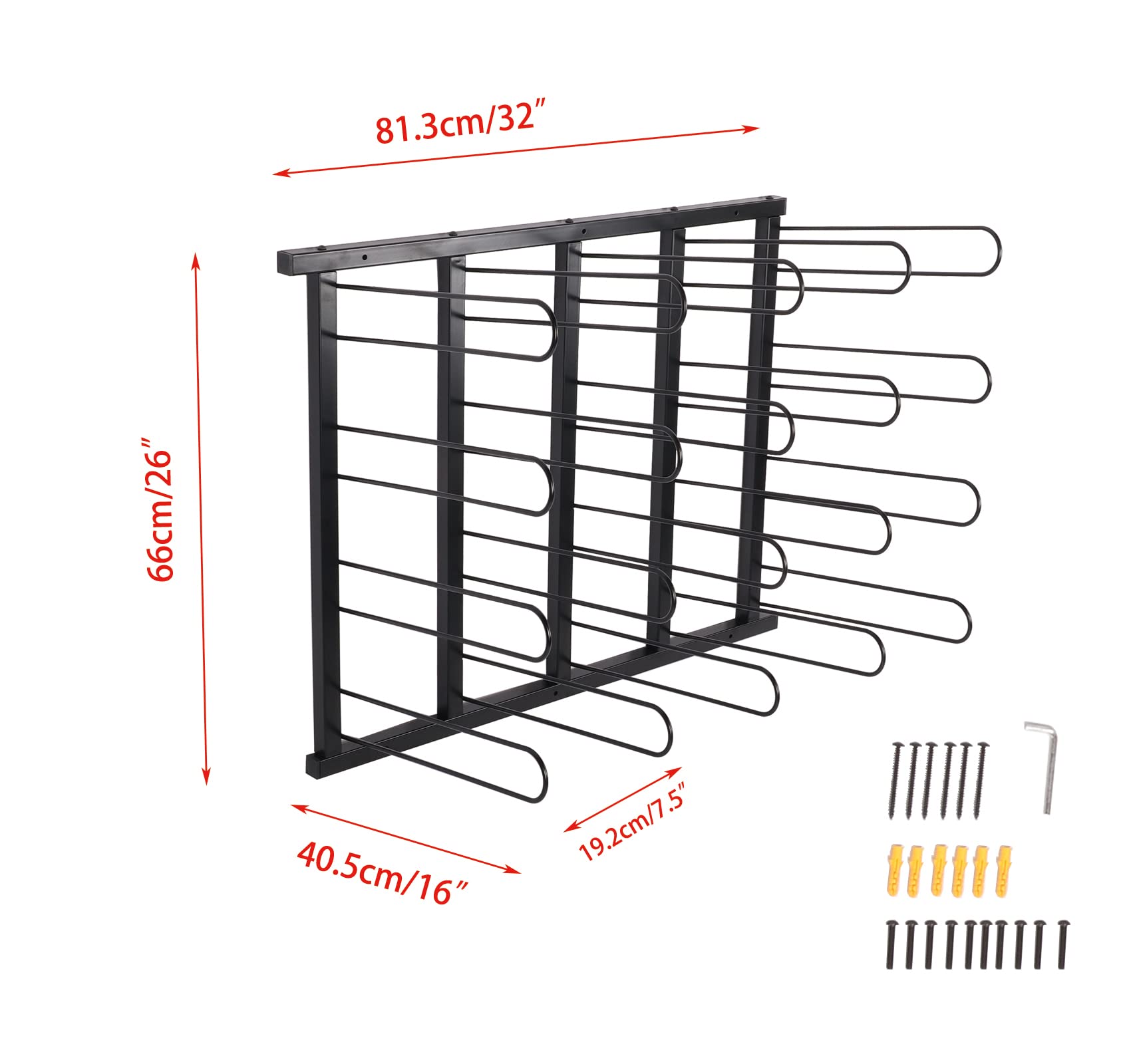 Gtouse Vinyl Roll Wall Mount Storage Rack -20 Rolls Vinyl, Art Paper Racks,Wall Mounted Media Storage Rack Vinyl,Bulletin Blueprint Storage Roll File Wall Rack