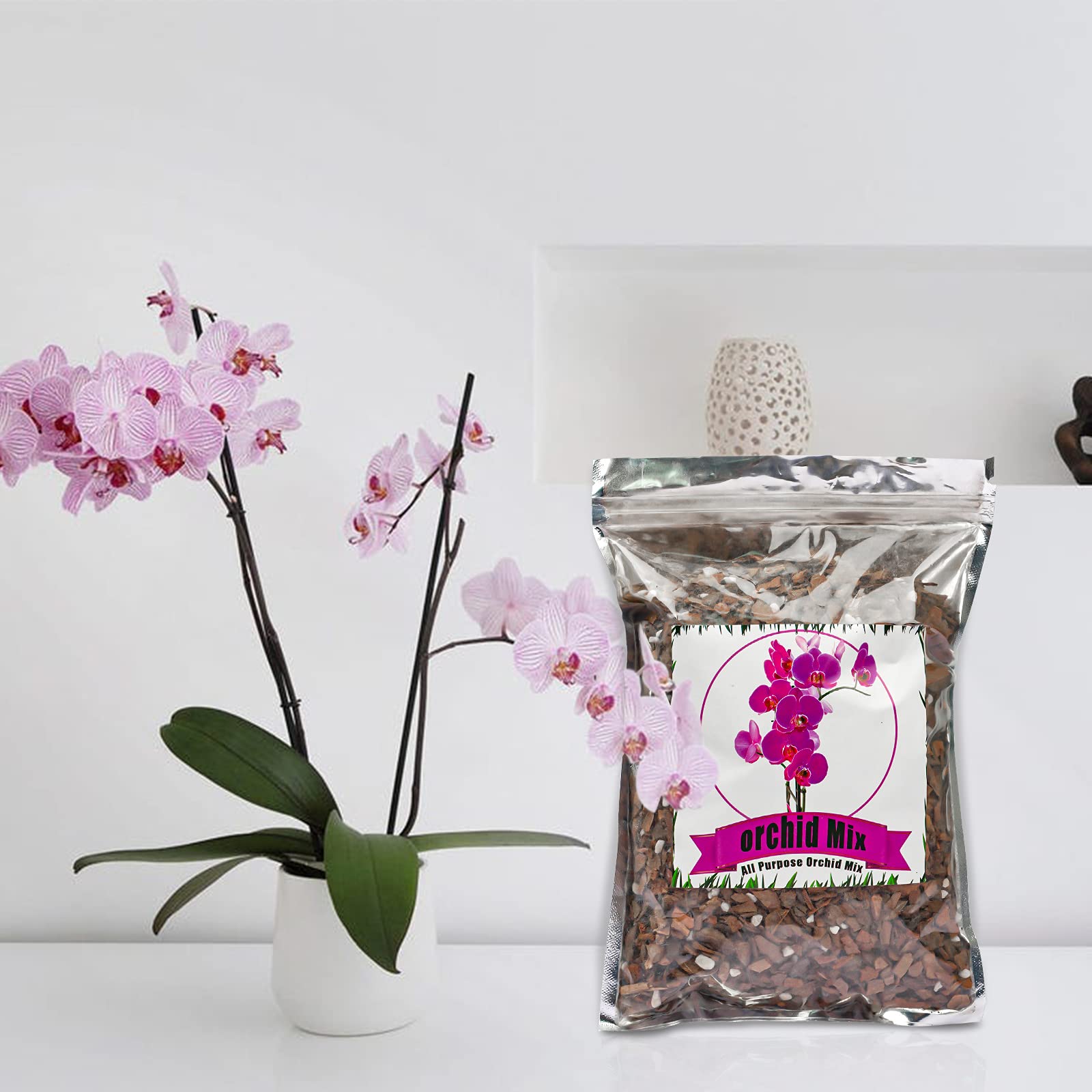 Horticultural Charcoal 1 QT & Orchid Potting Mix 1 QT by Doter