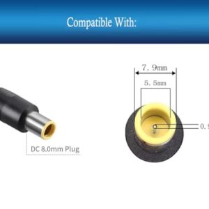 UpBright Car DC Adapter Compatible with BLUETTI EB3A EB90 EB70 Power Station Solar Generator 268Wh LiFePO4 Battery Pack 12V-28VDC-8.5A 600W 7.9mm x 5.5mm Connection Power Supply Cord Battery Charger