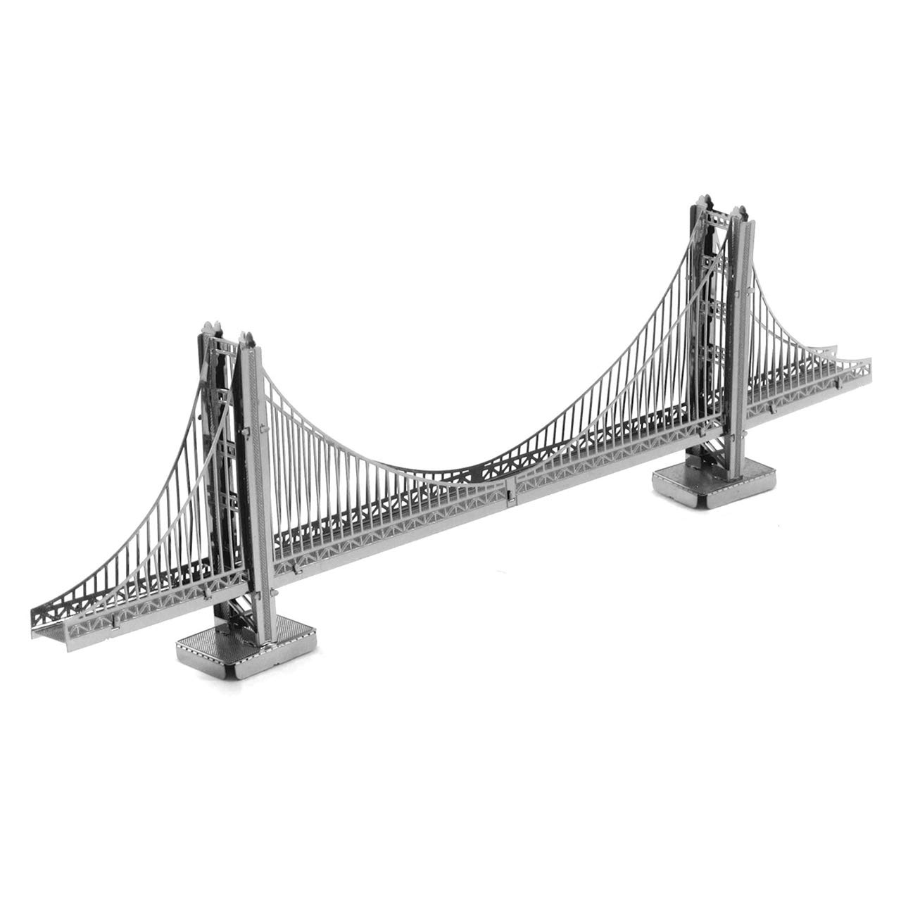 Metal Earth San Francisco Golden Gate Bridge 3D Metal Model Kit Bundle with Tweezers Fascinations