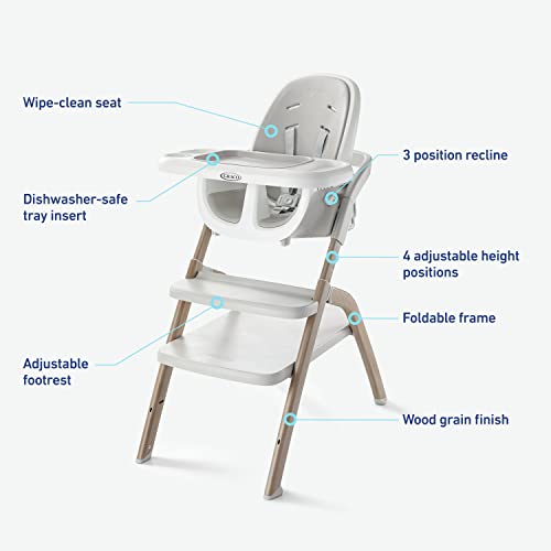 Graco EveryStep Slim 6-in-1 Highchair, Misty