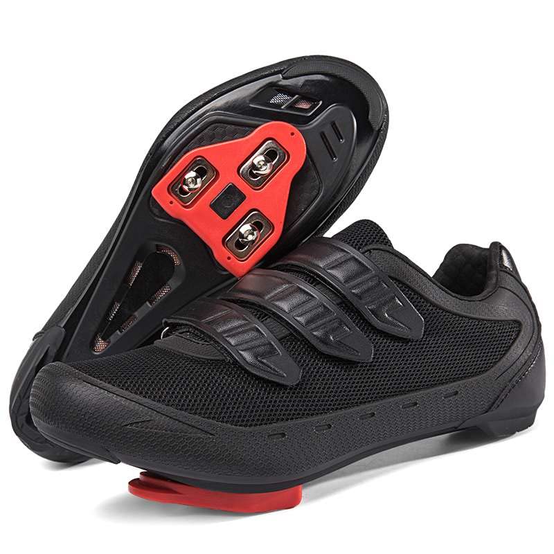 Ksloutdoor Peloton Unisex Cycling Shoes Women Bike Outdoor Sports Shoes Road Bike Cycling Shoes for Men SPD Indoor Peloton Bike Shoes Compatible SPD Cleats Riding Shoe Black Size 11.5/14.5