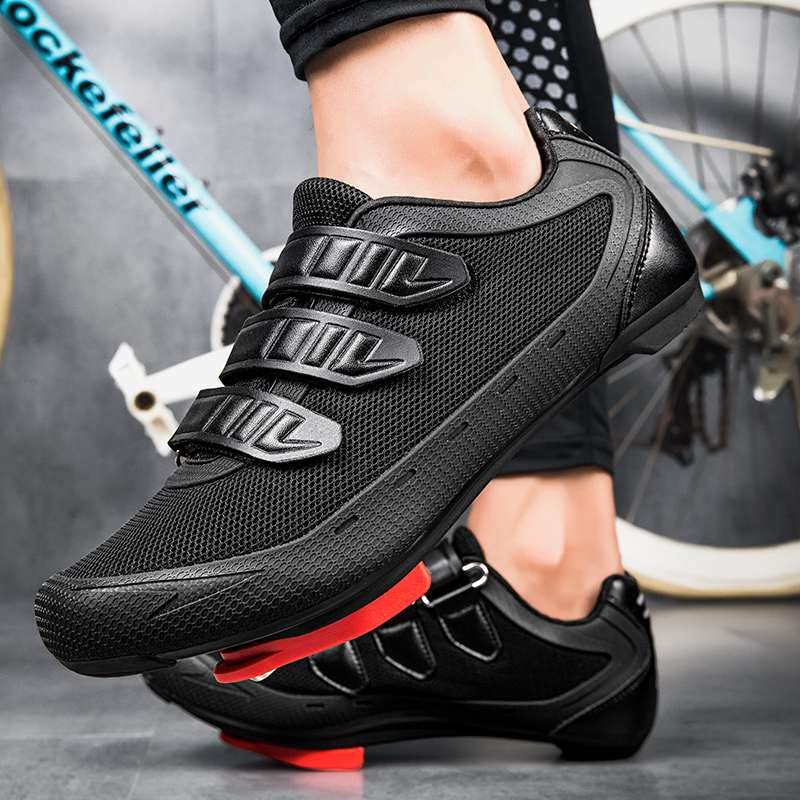 Ksloutdoor Peloton Unisex Cycling Shoes Women Bike Outdoor Sports Shoes Road Bike Cycling Shoes for Men SPD Indoor Peloton Bike Shoes Compatible SPD Cleats Riding Shoe Black Size 11.5/14.5