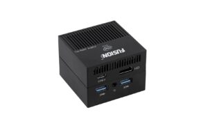 fusion5 fmp4 mini pc windows 11 pro - intel quad core mini computer, 128gb storage and 8gb ram - mini desktop computer with dual band wifi, hdmi, usb 3.0, micro sd card slot - small & portable