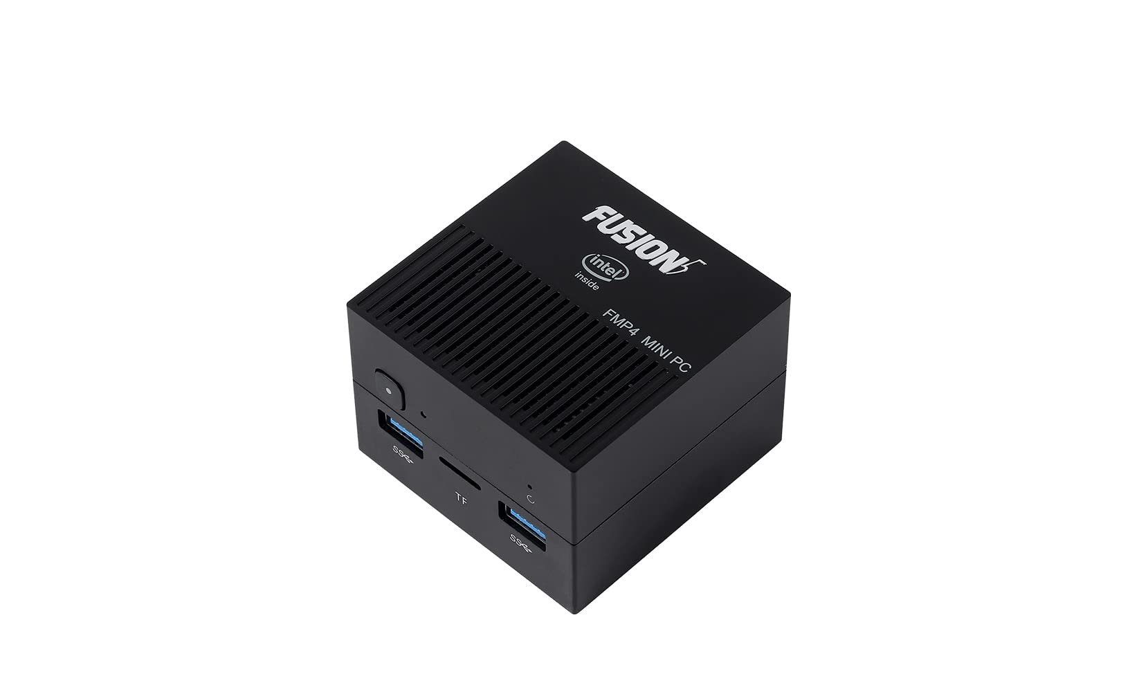 Fusion5 FMP4 Mini PC Windows 11 Pro - Intel Quad Core Mini Computer, 128GB Storage and 8GB RAM - Mini Desktop Computer with Dual Band WiFi, HDMI, USB 3.0, Micro SD Card Slot - Small & Portable