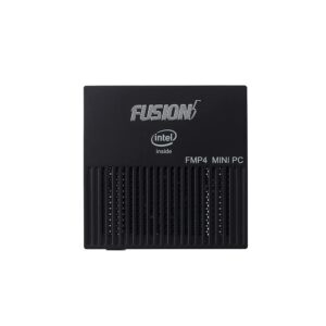 Fusion5 FMP4 Mini PC Windows 11 Pro - Intel Quad Core Mini Computer, 128GB Storage and 8GB RAM - Mini Desktop Computer with Dual Band WiFi, HDMI, USB 3.0, Micro SD Card Slot - Small & Portable