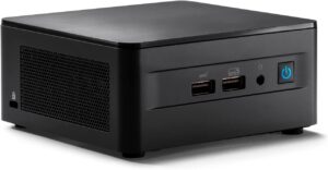 intel nuc 12 pro nuc12wshi7 mini pc, intel i7-1260p, 32gb ram + 1tb nvme gen 4, intel iris xe graphics 8k, 4 display capable, wifi 6e, windows 11 pro (32gb ram + 1tb nvme)