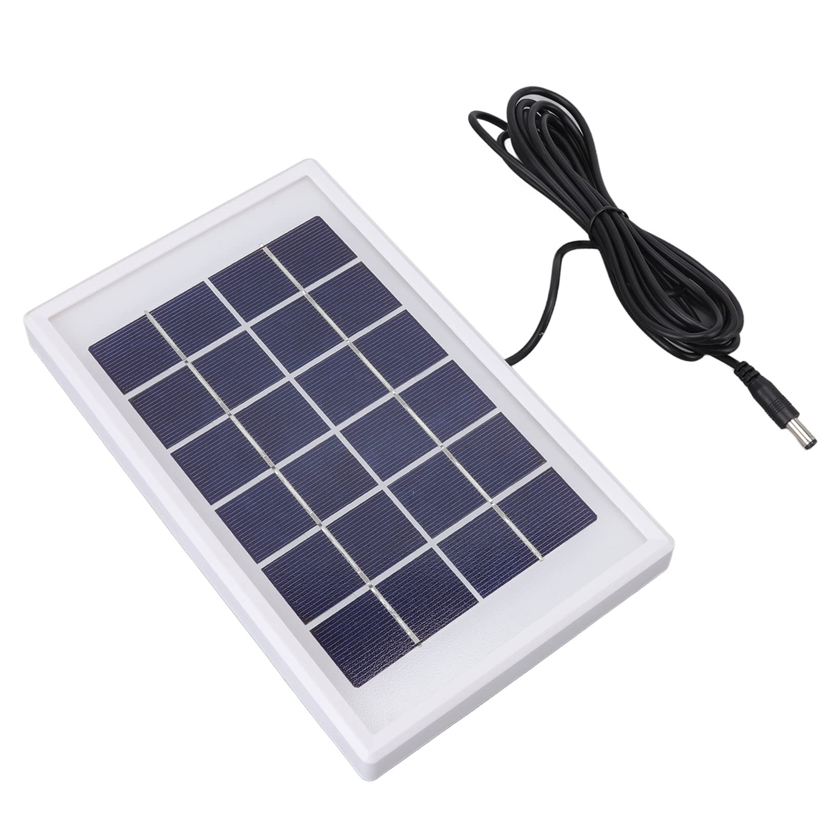 Solar panel charger, 3W 6V Lightweight portable High stability 3W 6V Solar panel High conversion efficiency for outdoor use