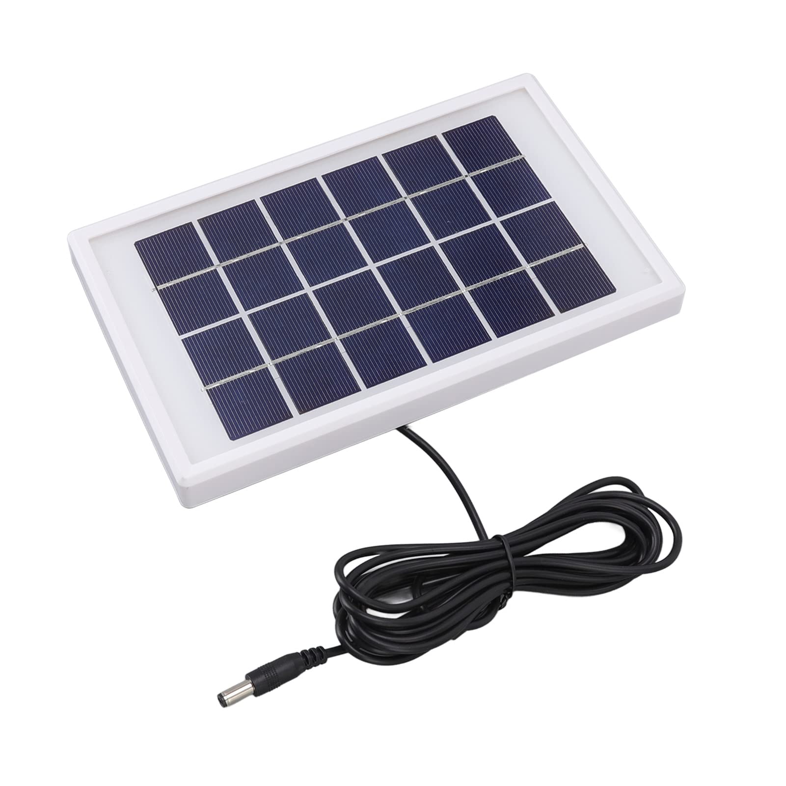 Solar panel charger, 3W 6V Lightweight portable High stability 3W 6V Solar panel High conversion efficiency for outdoor use