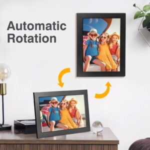 Digital Picture Frame 10.1 inch Wi-Fi Digital Photo Frame, Smart Wi-Fi Photo Frame Electronic with 32GB Storage IPS Display, Easy Setup to Share Photos or Videos by Frameo App Anywhere Anytime