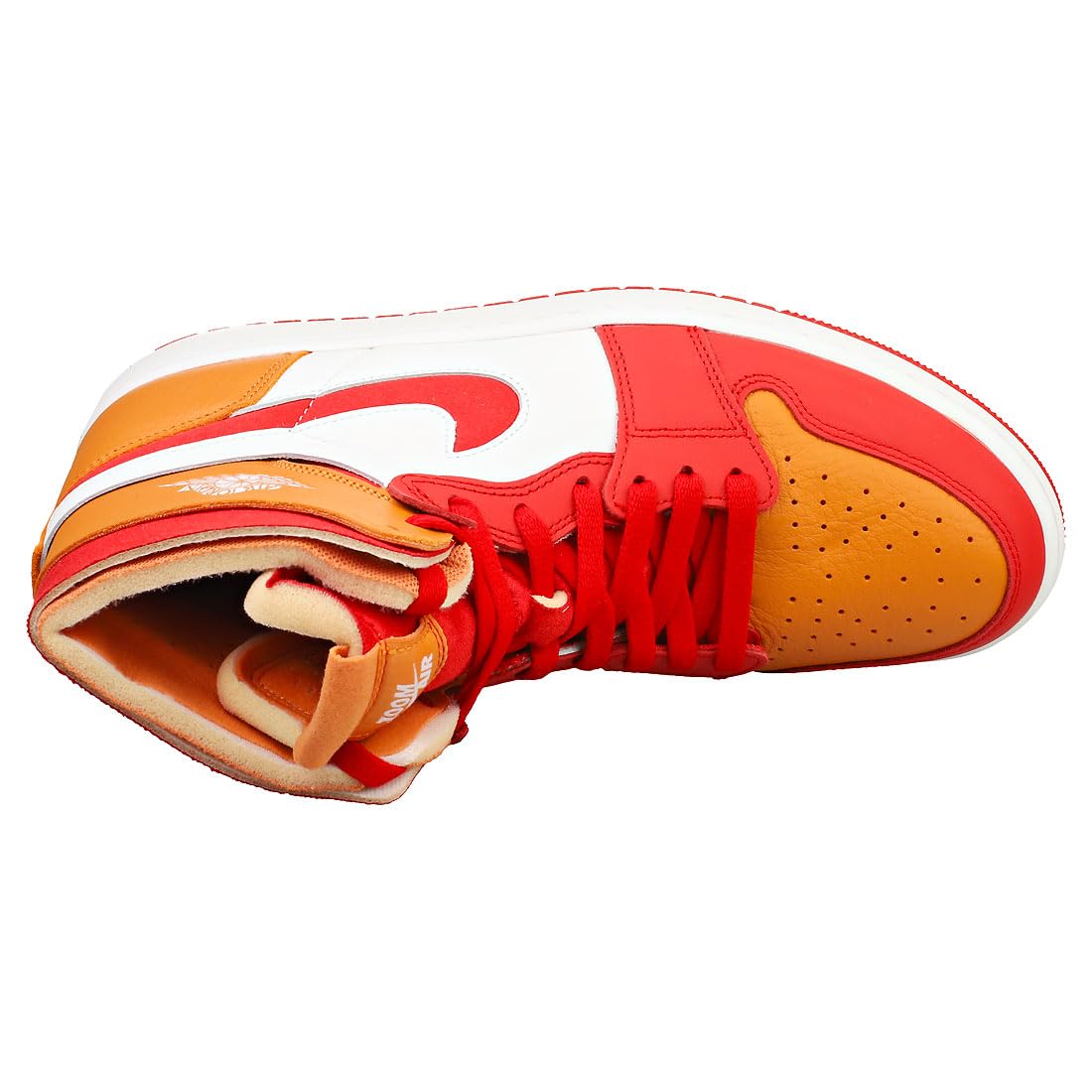 Women's Jordan 1 Zoom Air CMFT Fire Red/Fire Red-Hot Curry (CT0979 603) - 10.5