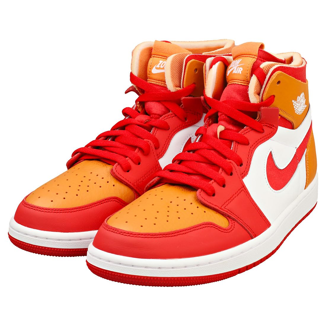 Women's Jordan 1 Zoom Air CMFT Fire Red/Fire Red-Hot Curry (CT0979 603) - 10.5