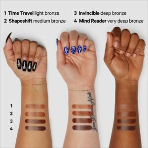 Milk Makeup Bionic Bronzer, Time Travel (Light Bronze) - 0.6 fl oz - Hydrating Liquid Bronzer - Buildable, Blendable Color - Warm, Sunkissed Finish - Weightless - Vegan, Cruelty Free