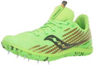 saucony women's havok xc3 sneaker, slime, 9