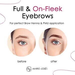 Brow Mapping Precision: Marie-José & Co Professional White Eyebrow Mapping String - 33ft Clear White Bamboo Thread for Henna Tinting & Microblading (50 Applications)