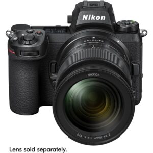 Nikon Z7 II Mirrorless Camera (1653) + 4K Monitor + 64GB Memory Card + Bag + 3 x EN-EL15c Battery + Card Reader + LED Light + Corel Photo Software + Rode Compact Mic + Flex Tripod + More (Renewed)