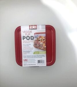 veggie storage pod flip lid