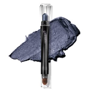 luxaza cream single eyeshadow stick with blending brush, hypoallergenic eye shadow stick makeup, pro waterproof & long lasting eye brightener stick, eyeshadow pencil crayon shimmer #120