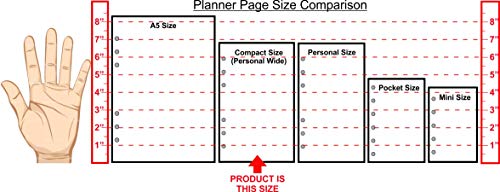 2023 Weekly & Monthly Planner for Compact Size notebooks by Franklin-Covey Compact Size, and Others. 1 Page Per Week, 2 Pages Per Month, Week Starts on Monday. Style D, with Lines.