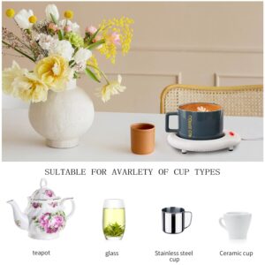 ASAWASA Coffee Mug Warmer, Candle Warmers for Large Jar, Safely Releases Scents Without a Flame, Enjoy Your Warm Coffee Tea and Milk, Gifts for Festival Birthday Men Women Mom Dad.