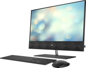 hp pavilion 24 desktop 2tb ssd 64gb ram win 11 pro (intel core i9-12900k processor with turbo boost to 5.20ghz, 64 gb ram, 2 tb ssd, 24" touchscreen fullhd, win 11 pro) pc computer all-in-one