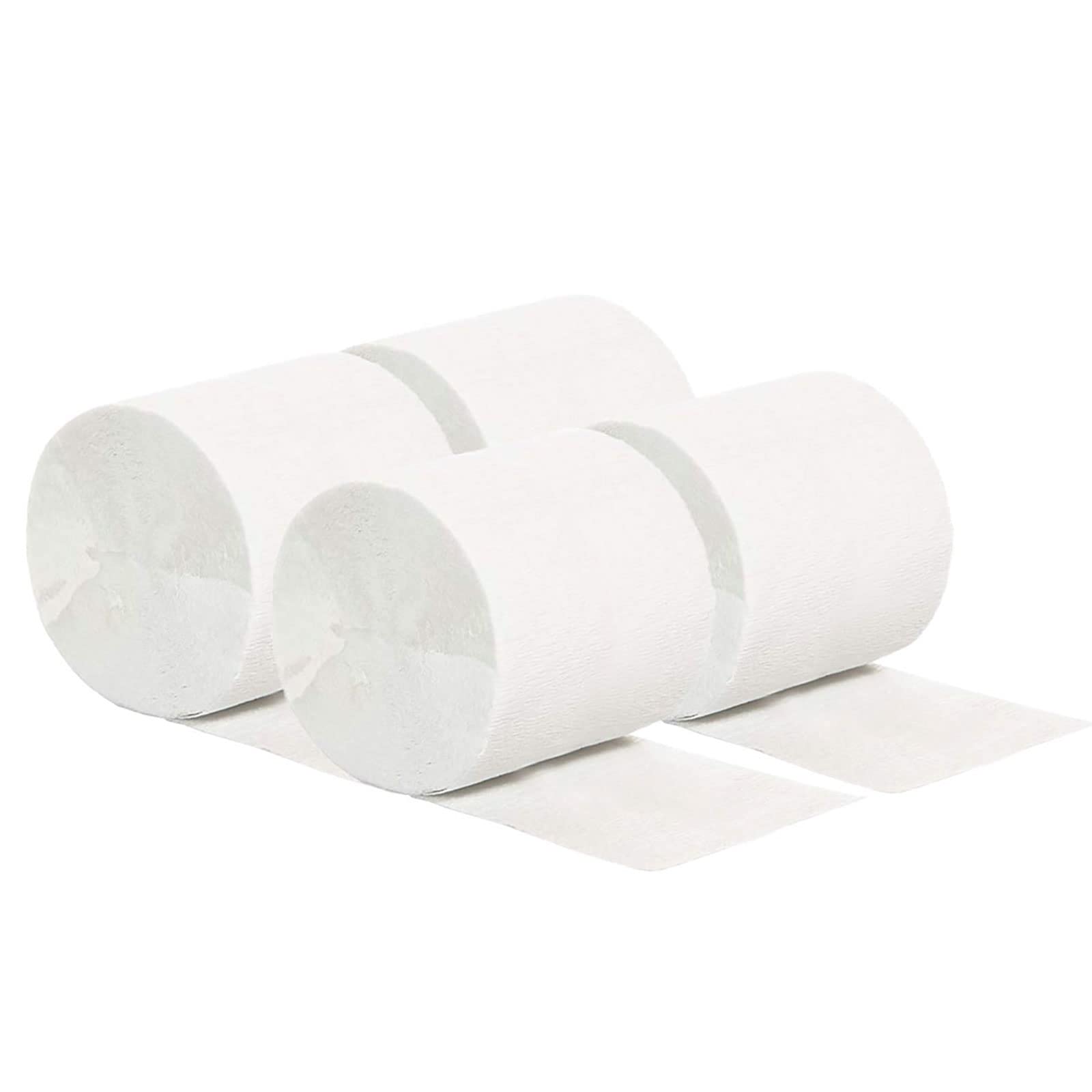 We Moment White Crepe Paper Streamers Party Streamer 1.8 Inch Widening 6 Rolls,White Party Streamer 82 feet per roll for Various Birthday Wedding Festival Celebration Party Decorations