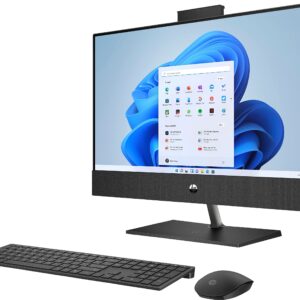 HP Pavilion 24 Desktop 1TB SSD (Intel 12th gen Processor with Six cores and Turbo to 4.20GHz, 16 GB RAM, 1 TB SSD, 24" Touchscreen FullHD, Win 11) PC Computer All-in-One