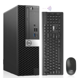 dell optiplex 5060 desktop computers windows 11,intel 6-core i5-8500,32gb ddr4 ram,1tb nvme m.2 ssd, wireless wi-fi 6e ax210,bluetooth 5.2,hdmi small form factor pc (renewed)