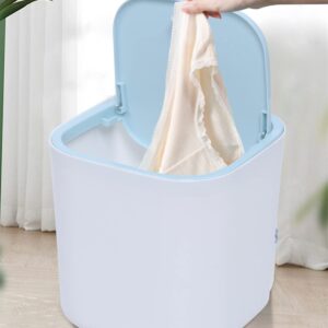 Portable Washing Machine, Mini Washer Small Bucket Washer Compact Washer, Ideal Laundry for Camping, RV, Dorm, Travel, Space Saving Lightweight and Easy to Carry (White)