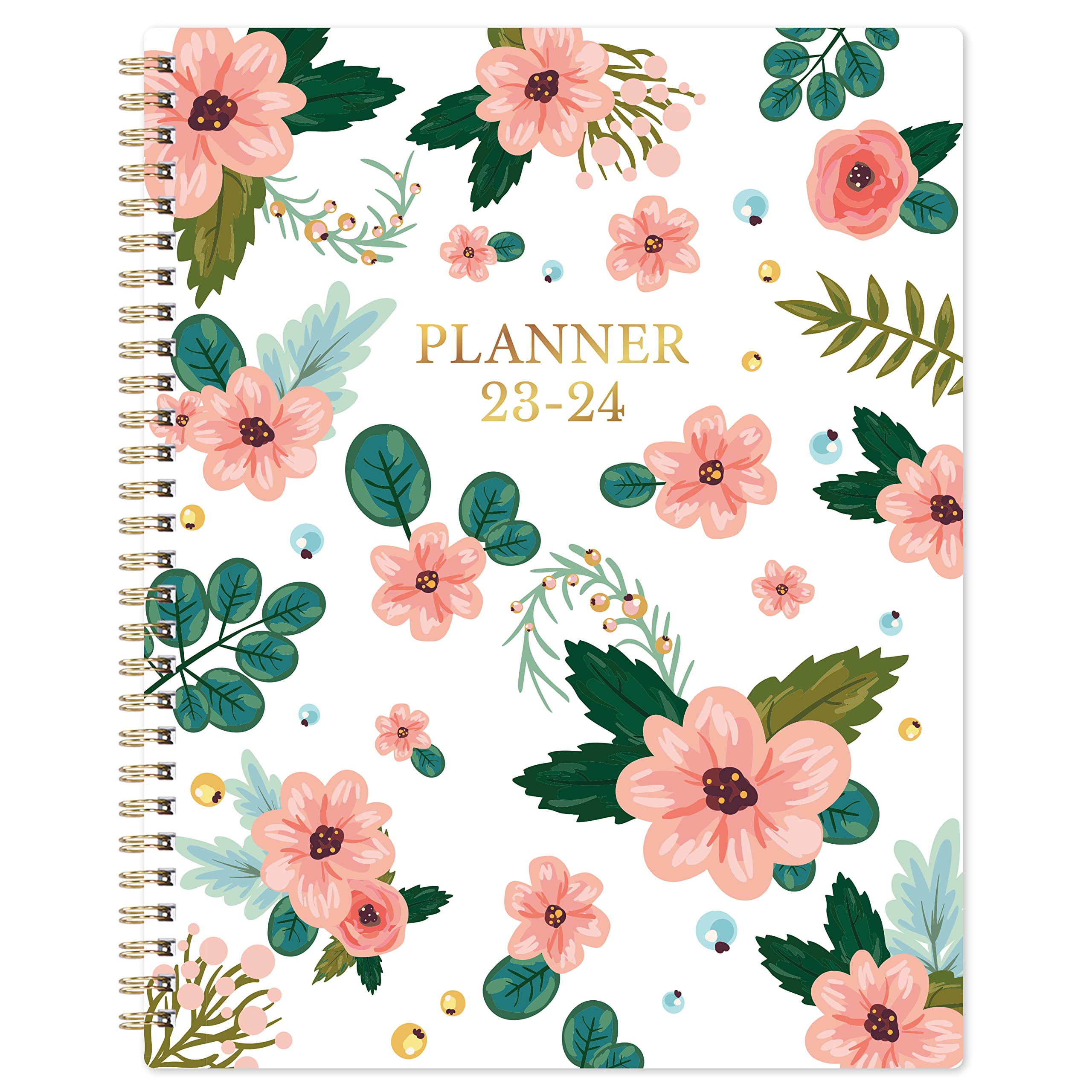 2023 Planner - Planner 2023, with Weekly and Monthly Spreads, 8’’ x 10", Jan 2023 - Dec 2023, Monthly Tabs, Twin-Wire Binding, Thick Paper, Check Boxes, Flexible Cover, Perfect Daily Organizer