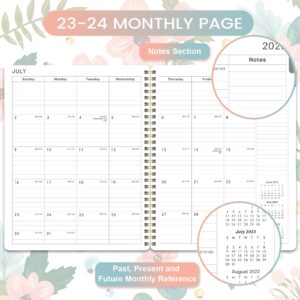 2023 Planner - Planner 2023, with Weekly and Monthly Spreads, 8’’ x 10", Jan 2023 - Dec 2023, Monthly Tabs, Twin-Wire Binding, Thick Paper, Check Boxes, Flexible Cover, Perfect Daily Organizer