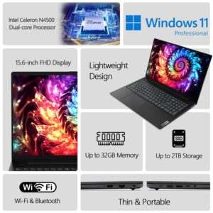 Lenovo IdeaPad 3 Laptop, 15.6" FHD Anti-Glare Display, Intel Pentium Quad-core Processor, 4GB RAM, HDMI, Wi-Fi & Bluetooth, Office 365 Personal Pre-Installed, Windows 11 Home in S Mode(128GB SSD)