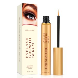 rapid eyelash growth serum - lengthen, thicken, strengthen and nourish your natural lashes with botanical formula - proven results within 3 weeks (3ml)