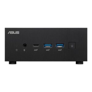 asus expertcenter pn64 mini pc barebone with intel core i7-12700h mobile processor, up to 64gb ddr5 ram, dual storage design, wifi 6e, bluetooth, usb-c with vesa mount,black