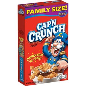 cap'n crunch cereal, original, 22.1oz box