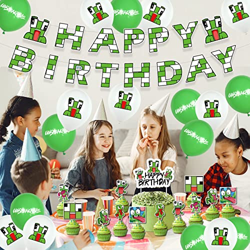 Unspeak-able Birthday Party Supplies Unspeak-able Party Decoration Set Includes Banners, Latex Balloons & Stickers, Kids & Adults Birthday Party Supplies