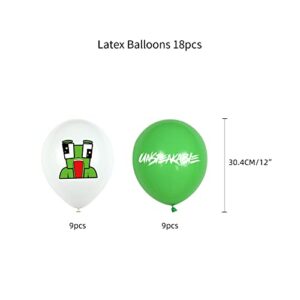 Unspeak-able Birthday Party Supplies Unspeak-able Party Decoration Set Includes Banners, Latex Balloons & Stickers, Kids & Adults Birthday Party Supplies