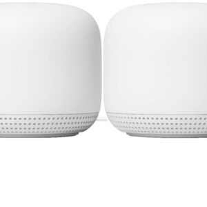 Google Nest WiFi Access Point Non-Retail Packaging - Connect to AC2200 Mesh Wi-Fi 2nd Gen (2-Pack, Snow)