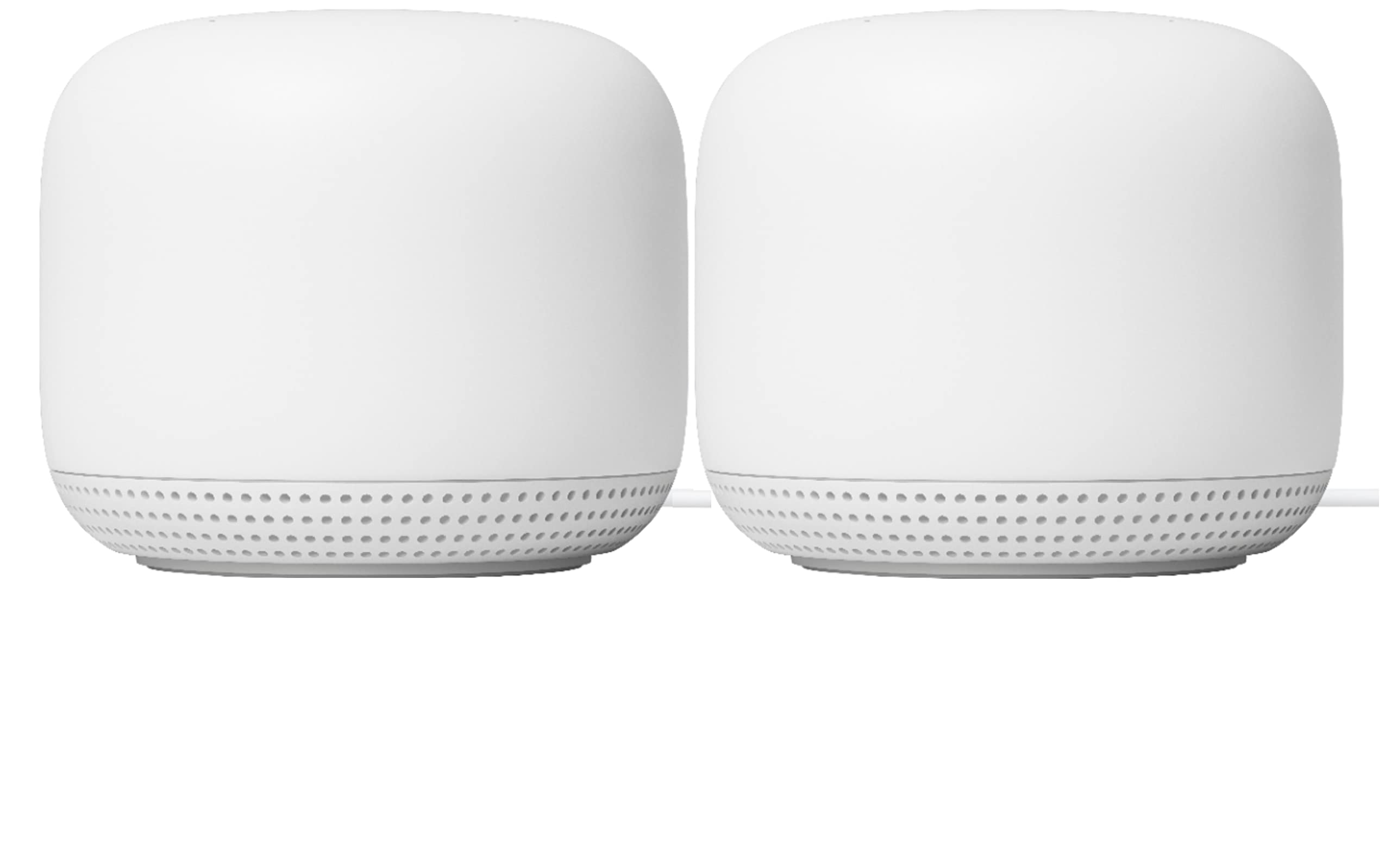 Google Nest WiFi Access Point Non-Retail Packaging - Connect to AC2200 Mesh Wi-Fi 2nd Gen (2-Pack, Snow)