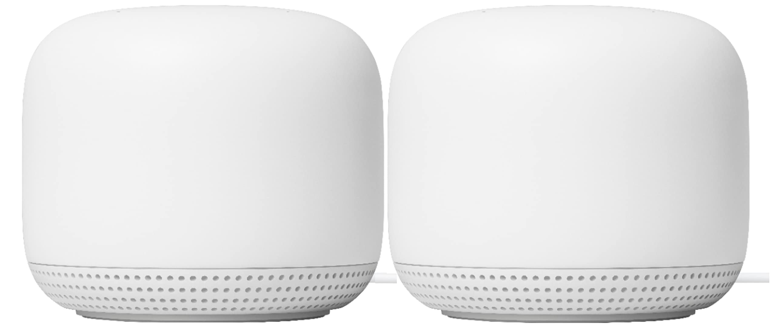 Google Nest WiFi Access Point Non-Retail Packaging - Connect to AC2200 Mesh Wi-Fi 2nd Gen (2-Pack, Snow)