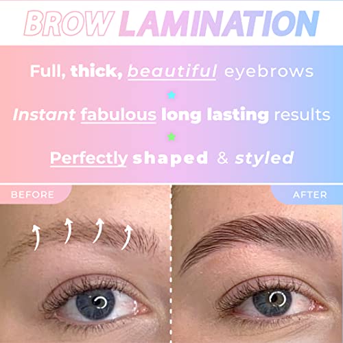 Brow Lamination Kit by Beau | Professional Eyebrow Lamination Kit with Keratin Conditioning | Instant DIY Eye Brow Lift Kit for Fuller, Thicker, Beautiful Brows | Easy to Use & Long Lasting Results