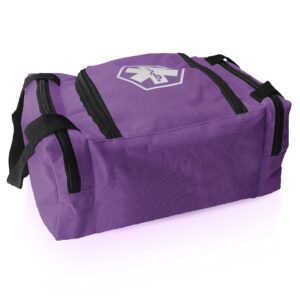 ASA TECHMED First Aid Responder EMS Emergency Medical Trauma Bag EMT, Fire Fighter, Police Officer, Paramedics, Nurse, Purple