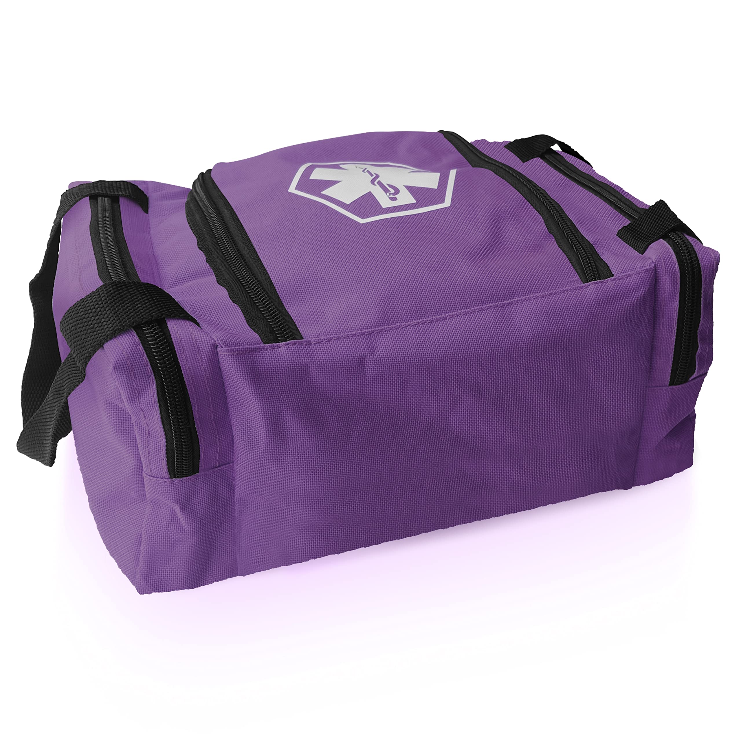 ASA TECHMED First Aid Responder EMS Emergency Medical Trauma Bag EMT, Fire Fighter, Police Officer, Paramedics, Nurse, Purple