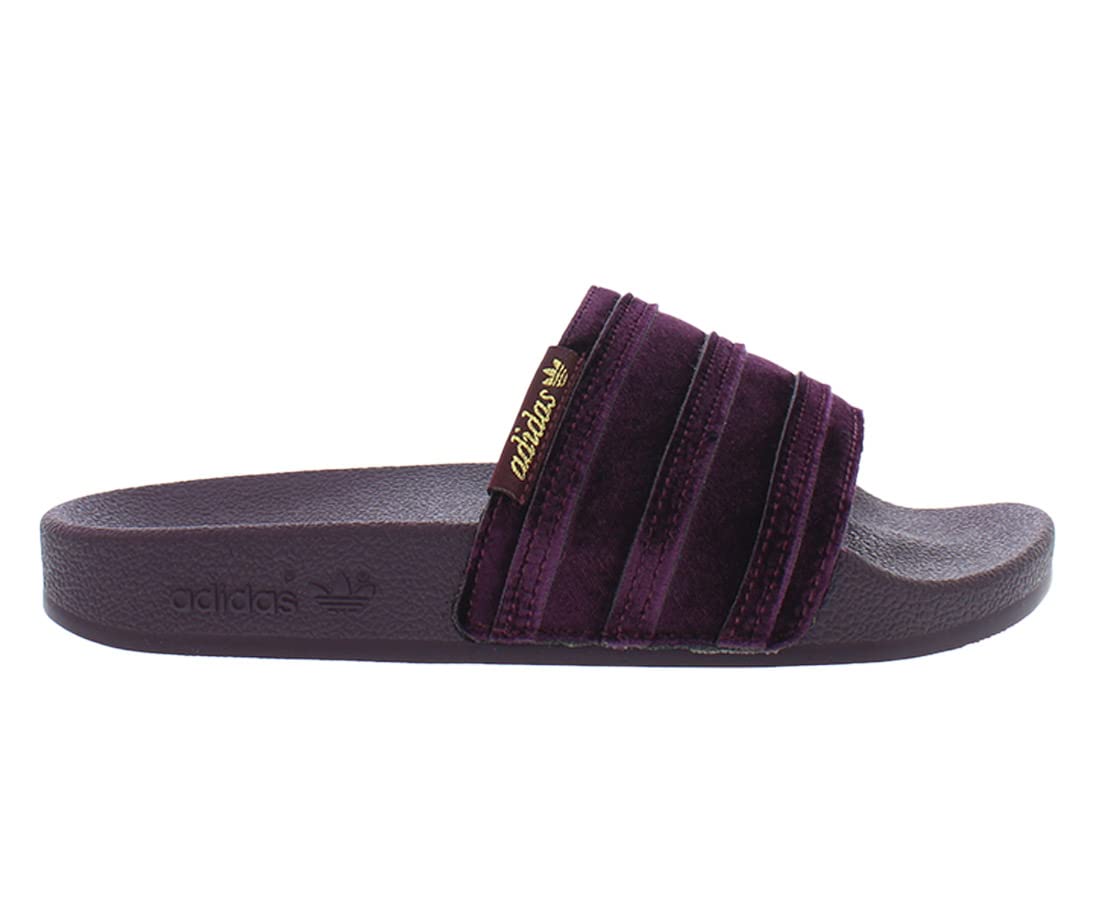 adidas Originals Adillette Slides Womens Shoes Size 6, Color: Dark Purple