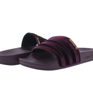 adidas Originals Adillette Slides Womens Shoes Size 6, Color: Dark Purple