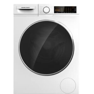 Hamilton Beach HBFW3205 Fullsize Washer-LED Digital Display Panel-5 Wash Cycles-Front Load Design-2.2 cu ft, 24 inch Wide, White