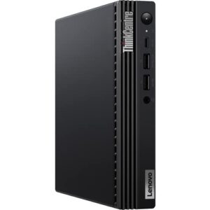 lenovo thinkcentre m80q gen 3 11u10040us desktop computer - intel core i5 12th gen i5-12500t hexa-core (6 core) 2 ghz - 8 gb ram ddr5 sdram - 256 gb m.2 pci express nvme 4.0 x4 ssd - tiny - black